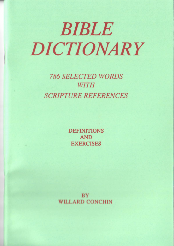 Bible Dictionary - Conchin Books
